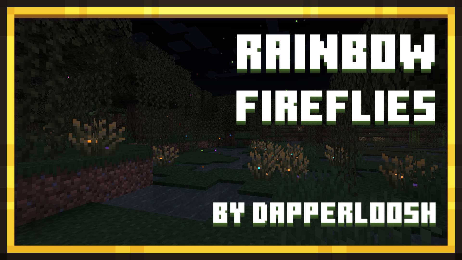 Rainbow Fireflies Minecraft Resource Packs Curseforge