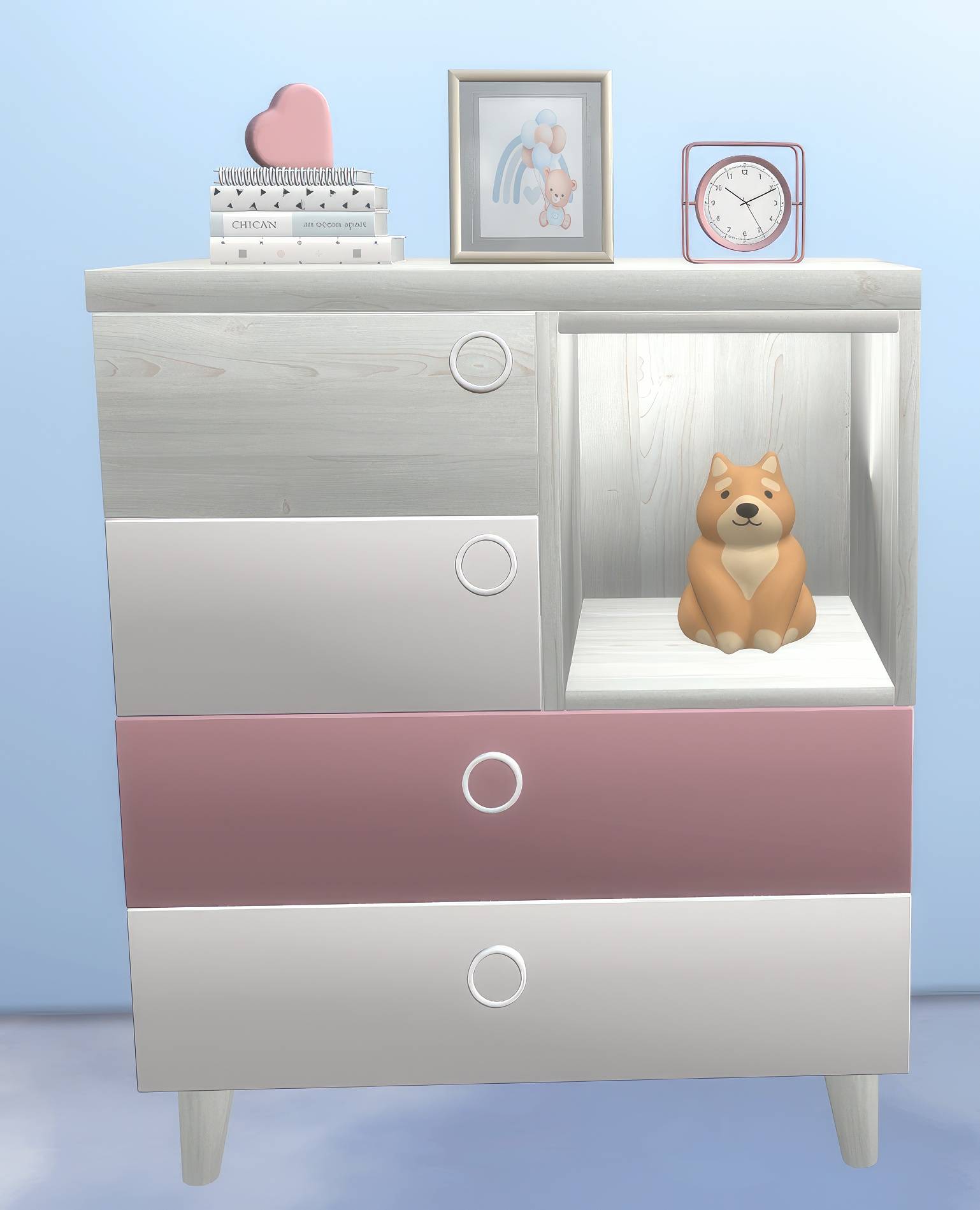 Kids books with heart deco - The Sims 4 Build / Buy - CurseForge