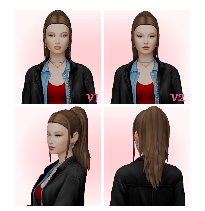 Sophie Hairstyle By Melione V1 - Gallery - The Sims 4 Create a Sim - CurseForge