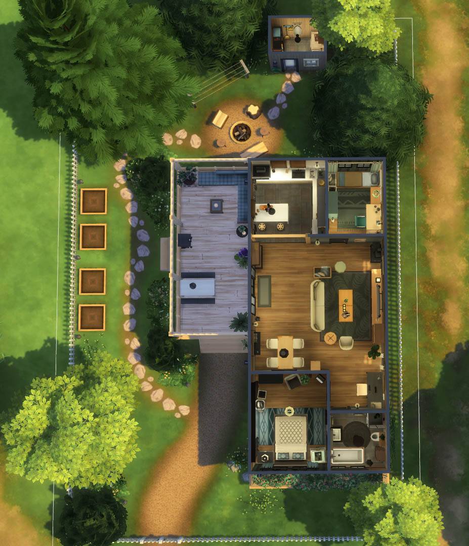 Fancy Cabin - Gallery - The Sims 4 Rooms / Lots - CurseForge