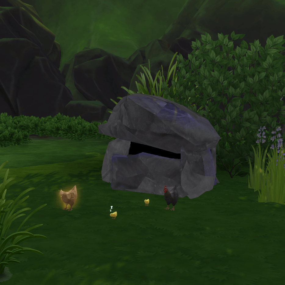 Rock Shelter Chicken Coop - Gallery - The Sims 4 Build / Buy - CurseForge