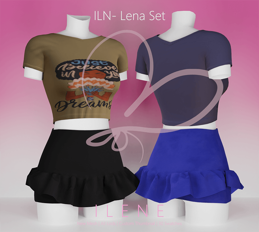 ILN. Lena Set - Gallery - The Sims 4 Create a Sim - CurseForge