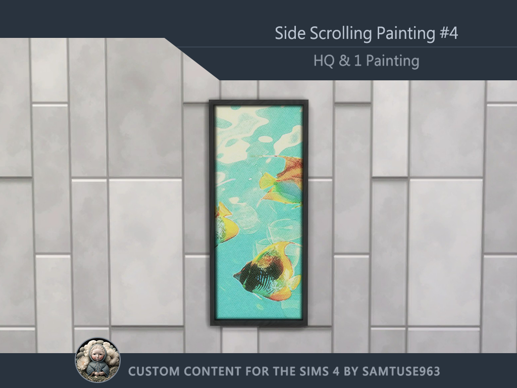 HQ Side Scrolling Painting #4 Sellable Samtuse963 - Gallery - The Sims 4 Build / Buy - CurseForge