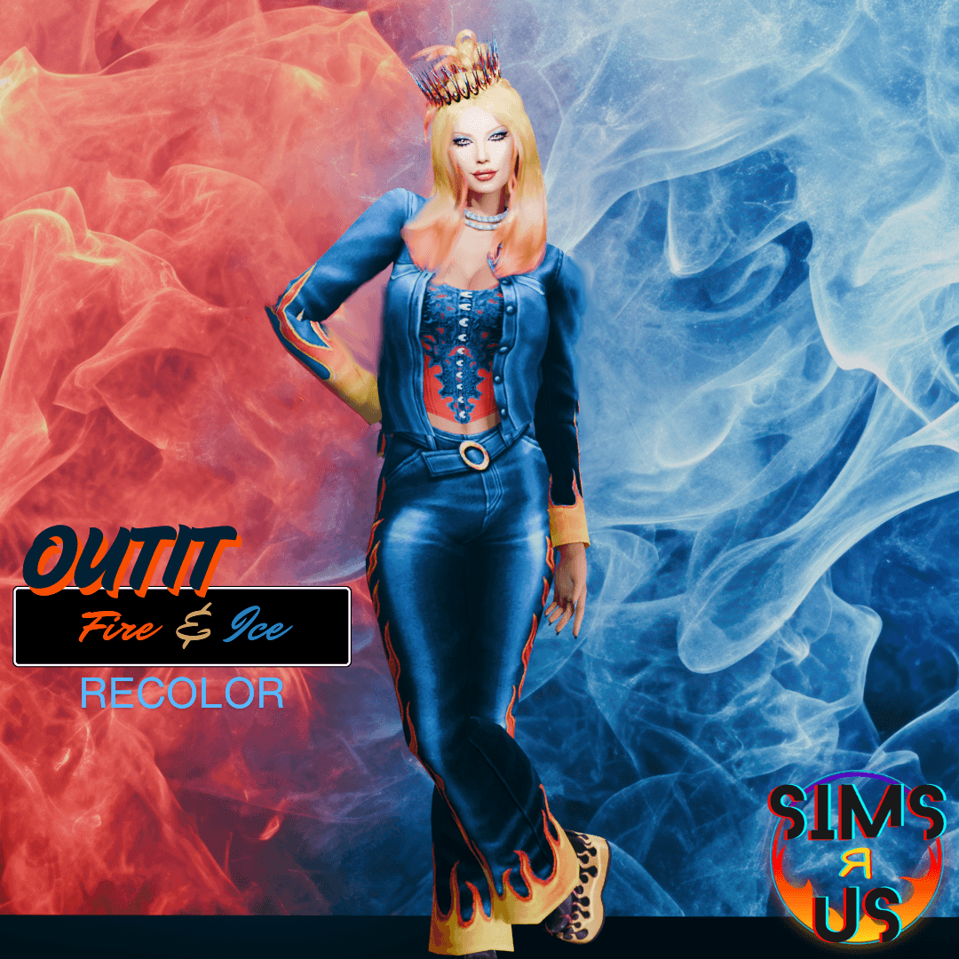 FIRE AND ICE -Recolor - Gallery - The Sims 4 Create a Sim - CurseForge
