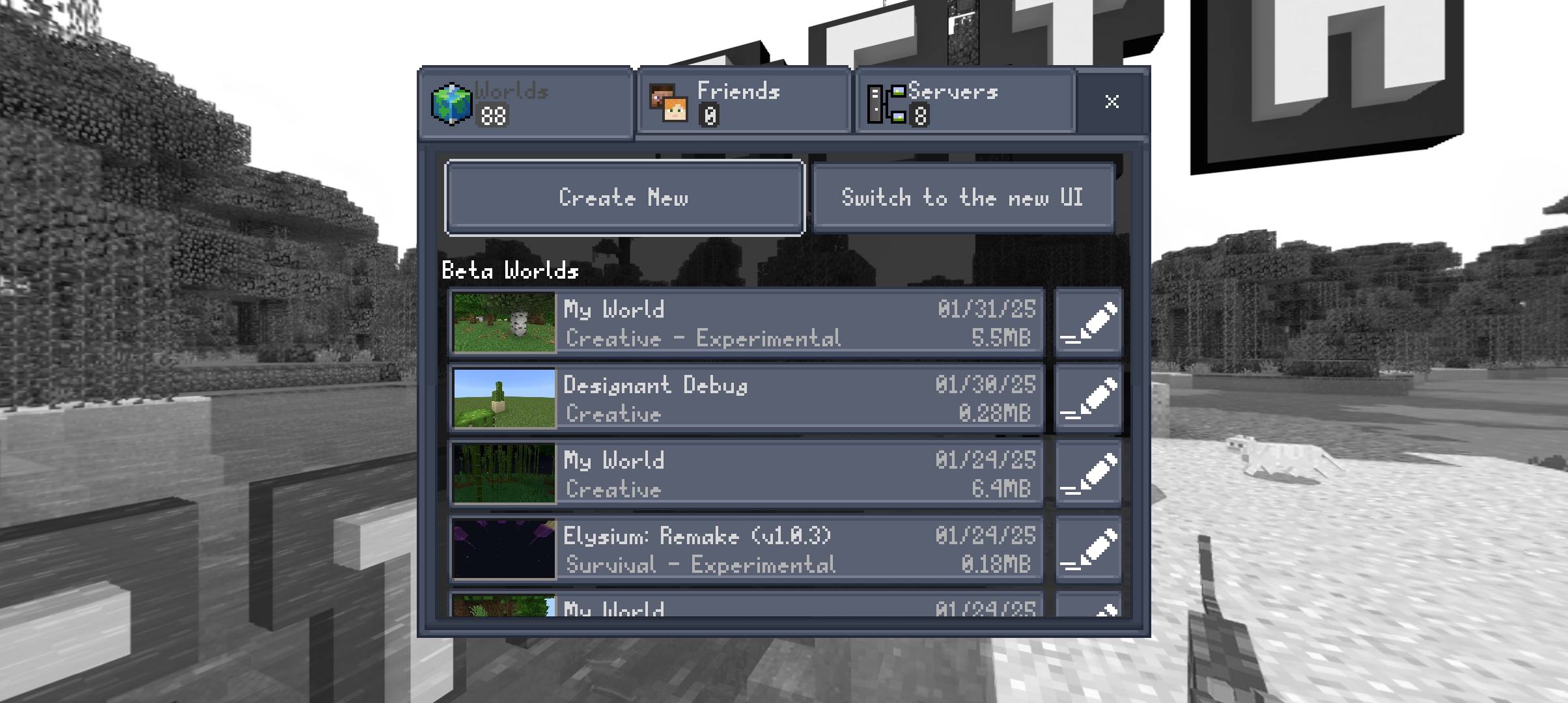 Devamped: UI Standalone - Gallery - Minecraft Bedrock Texture Packs - CurseForge