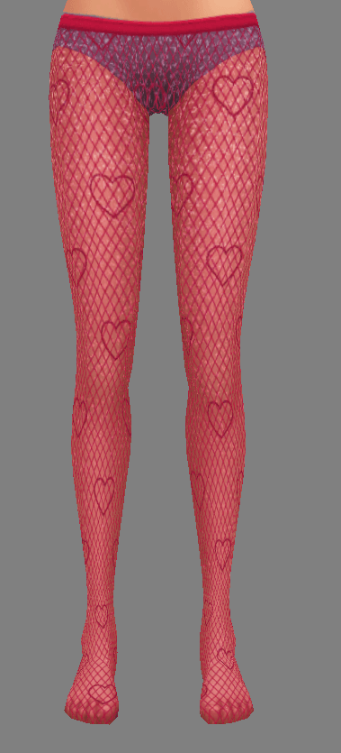 Love Day Heart Pattern Thights - Gallery - The Sims 4 Create a Sim ...