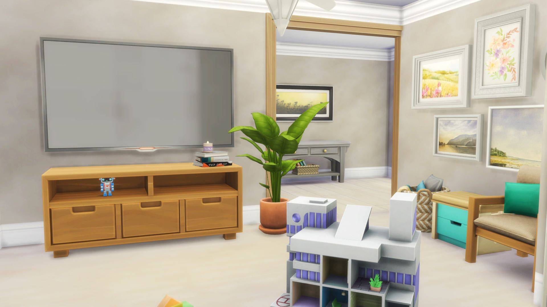 Suburban Dream - Playroom/Family Room - The Sims 4 Rooms / Lots ...
