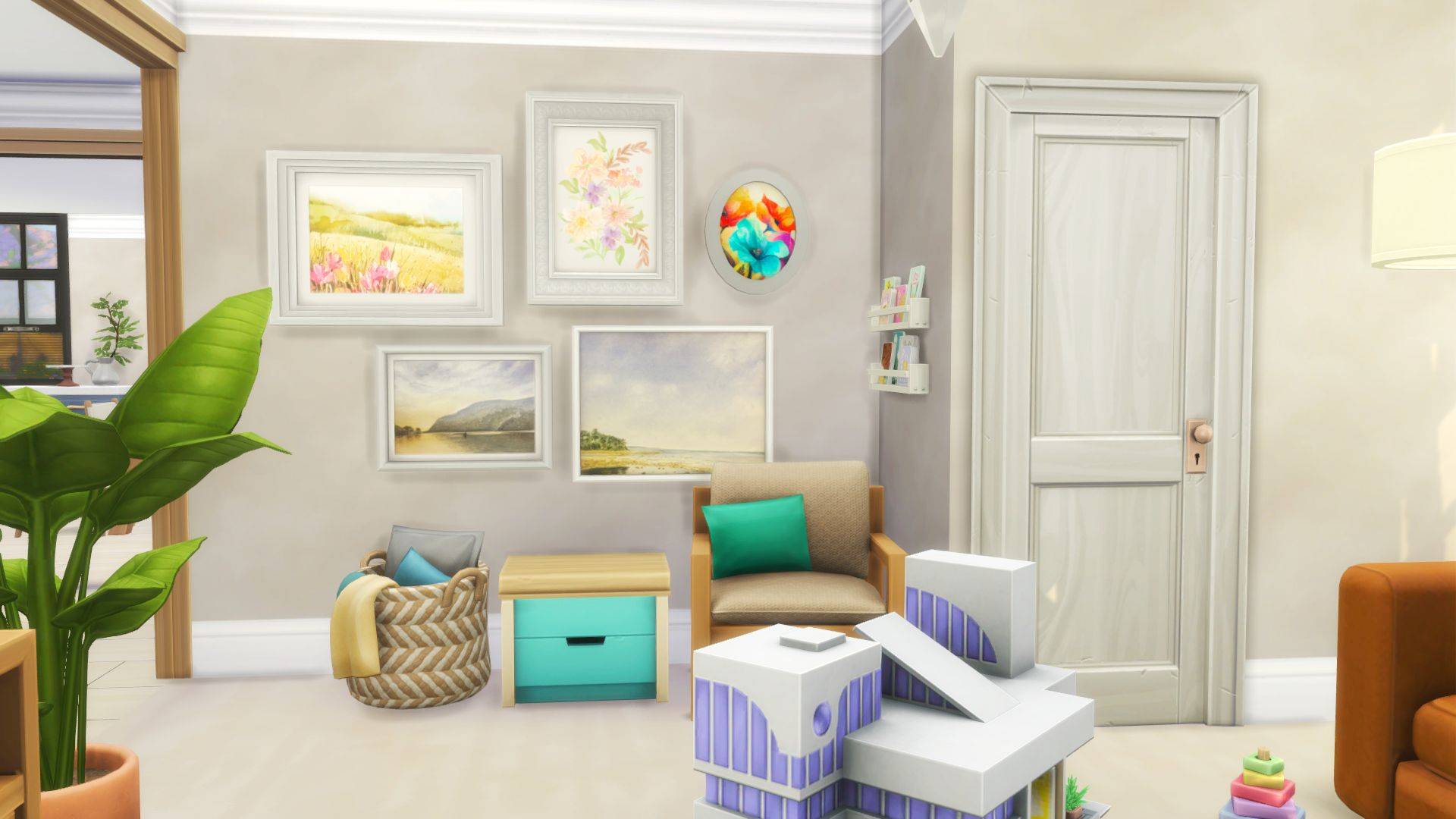 Suburban Dream - Playroom/Family Room - The Sims 4 Rooms / Lots ...