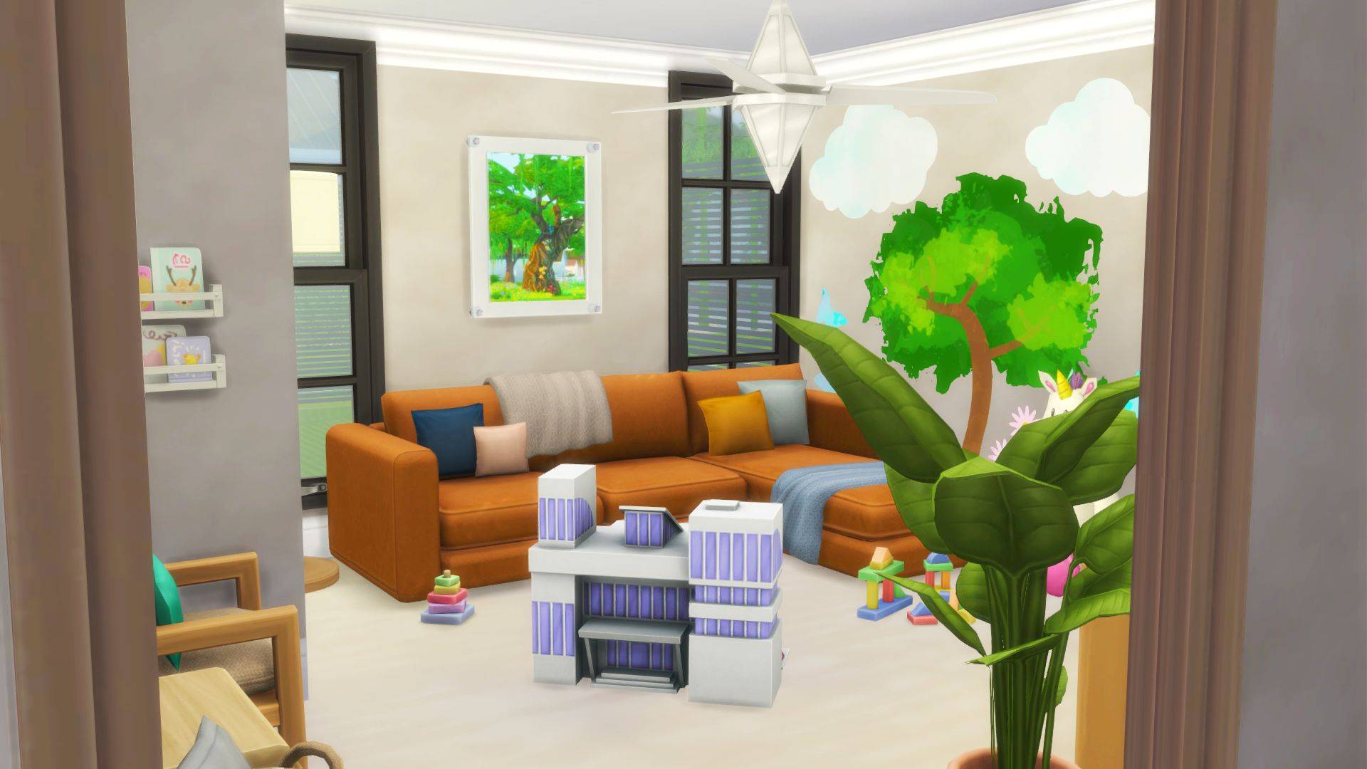 Suburban Dream - Playroom/Family Room - The Sims 4 Rooms / Lots ...