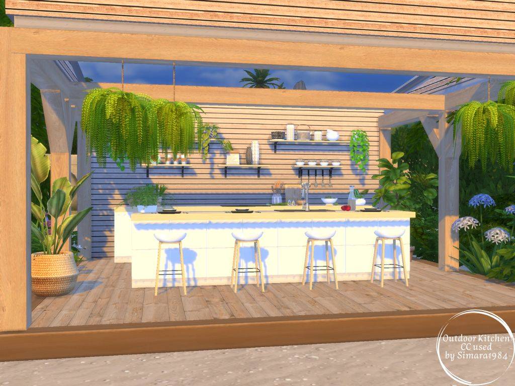 Outdoor Kitchen CC used - Gallery - The Sims 4 Rooms / Lots - CurseForge
