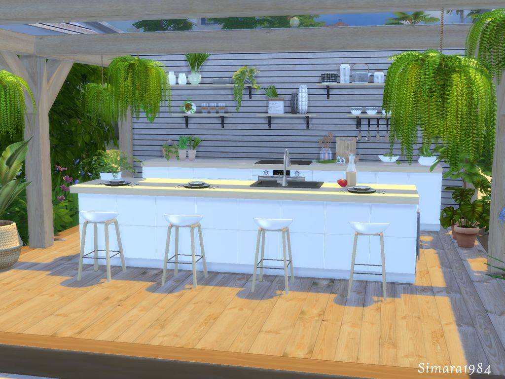 Outdoor Kitchen CC used - Gallery - The Sims 4 Rooms / Lots - CurseForge