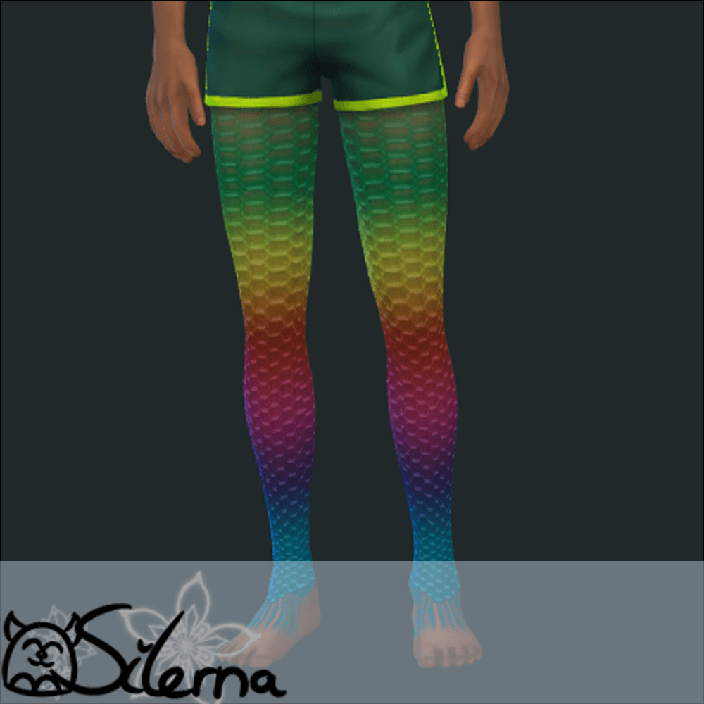 Halia Mermaid Scale stocking - Gallery - The Sims 4 Create a Sim ...