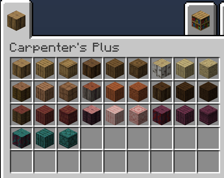 Carpenter's Plus - Gallery - Minecraft Mods - CurseForge