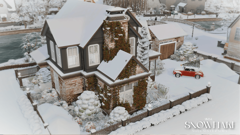 Snowflake-Christmas House - Gallery - The Sims 4 Rooms / Lots - CurseForge