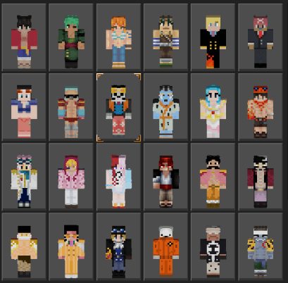 One Piece Skin Pack - Gallery - Minecraft Bedrock Skins - CurseForge