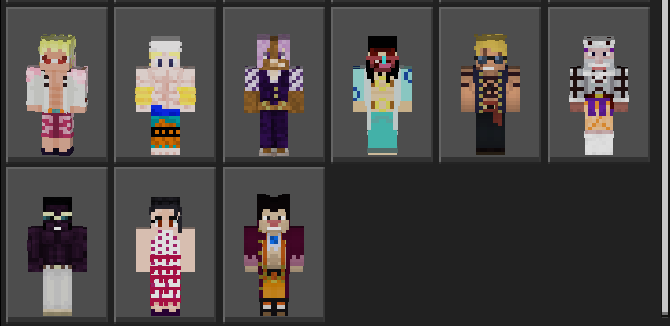 One Piece Skin Pack - Gallery - Minecraft Bedrock Skins - CurseForge