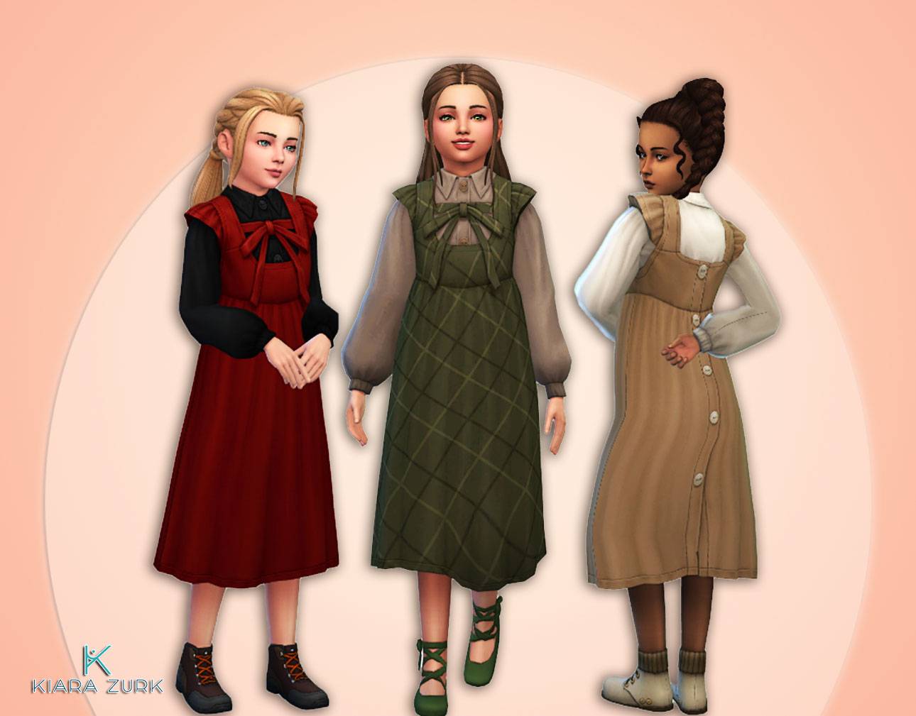 EP17 Pinafore Blouse for Girls - Gallery - The Sims 4 Create a Sim ...