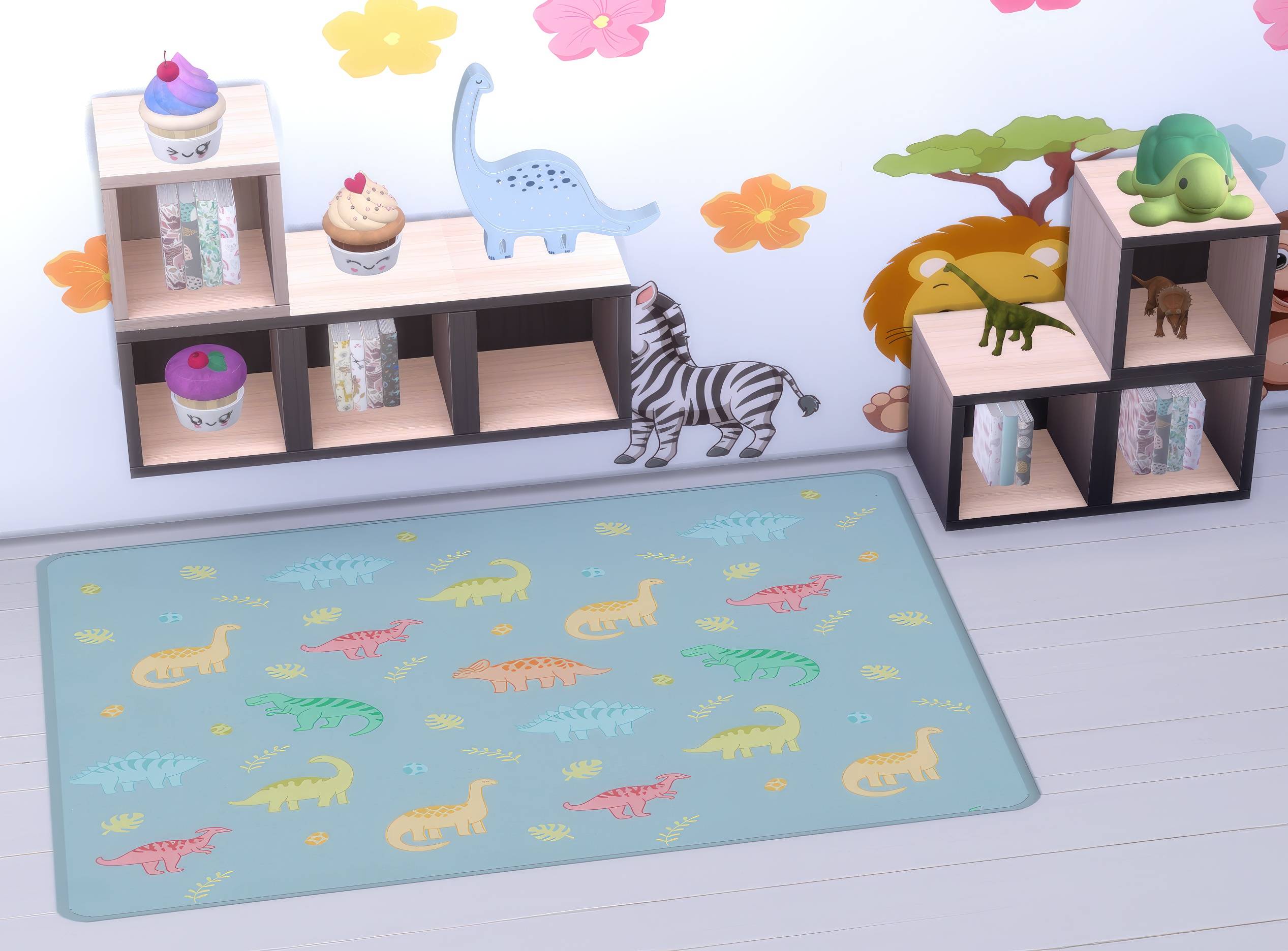 Kids Dino rug - set - The Sims 4 Build / Buy - CurseForge