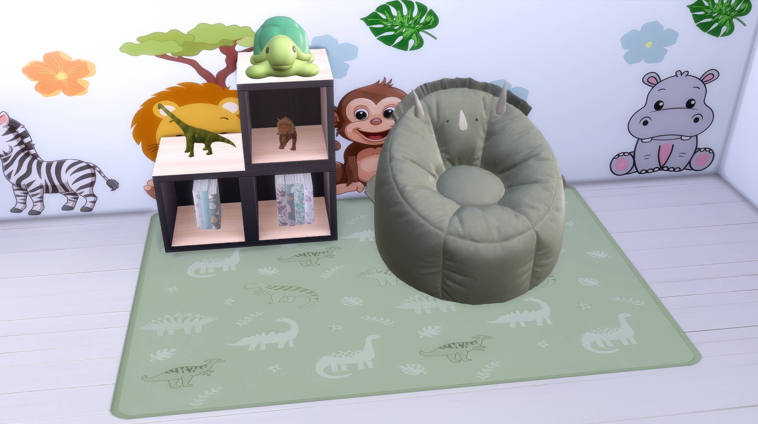 Kids Dino rug - set - The Sims 4 Build / Buy - CurseForge