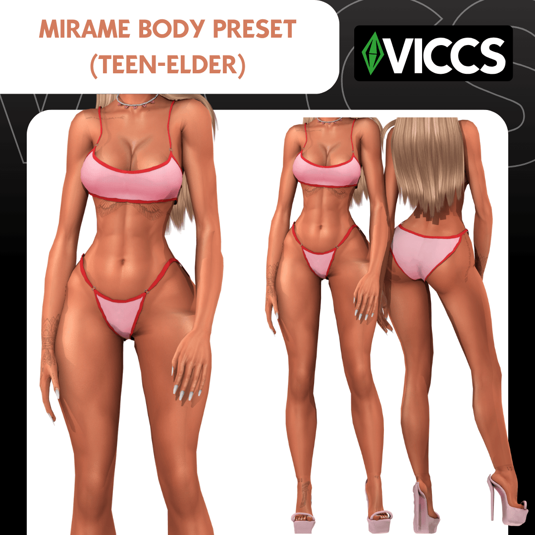 VICCS_MIRAME BODY PRESET - Gallery - The Sims 4 Create a Sim - CurseForge