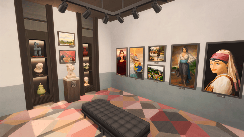 Artist's Gallery, Studio & Home - The Sims 4 Rooms / Lots - CurseForge