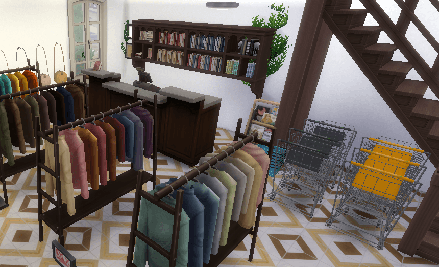 Thrift Store in Windenburg - Gallery - The Sims 4 Rooms / Lots - CurseForge