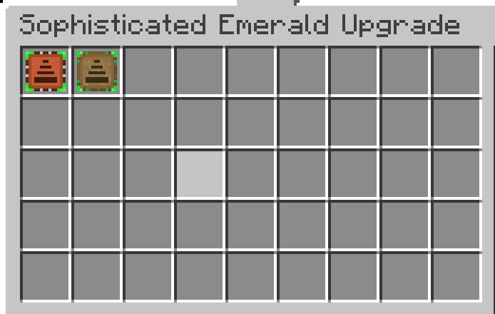 Sophisticated Backpack/Storage Emerald Upgrade - Gallery - Minecraft ...