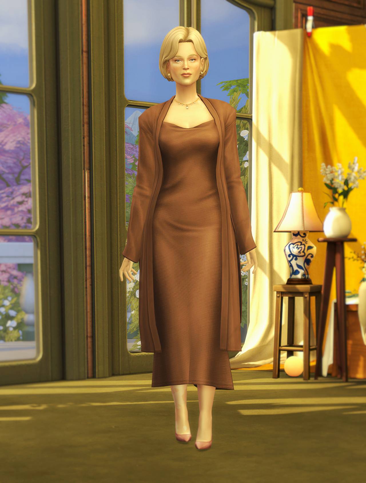 Vintage with Pearl II - Mathilde Coat - The Sims 4 Create a Sim ...