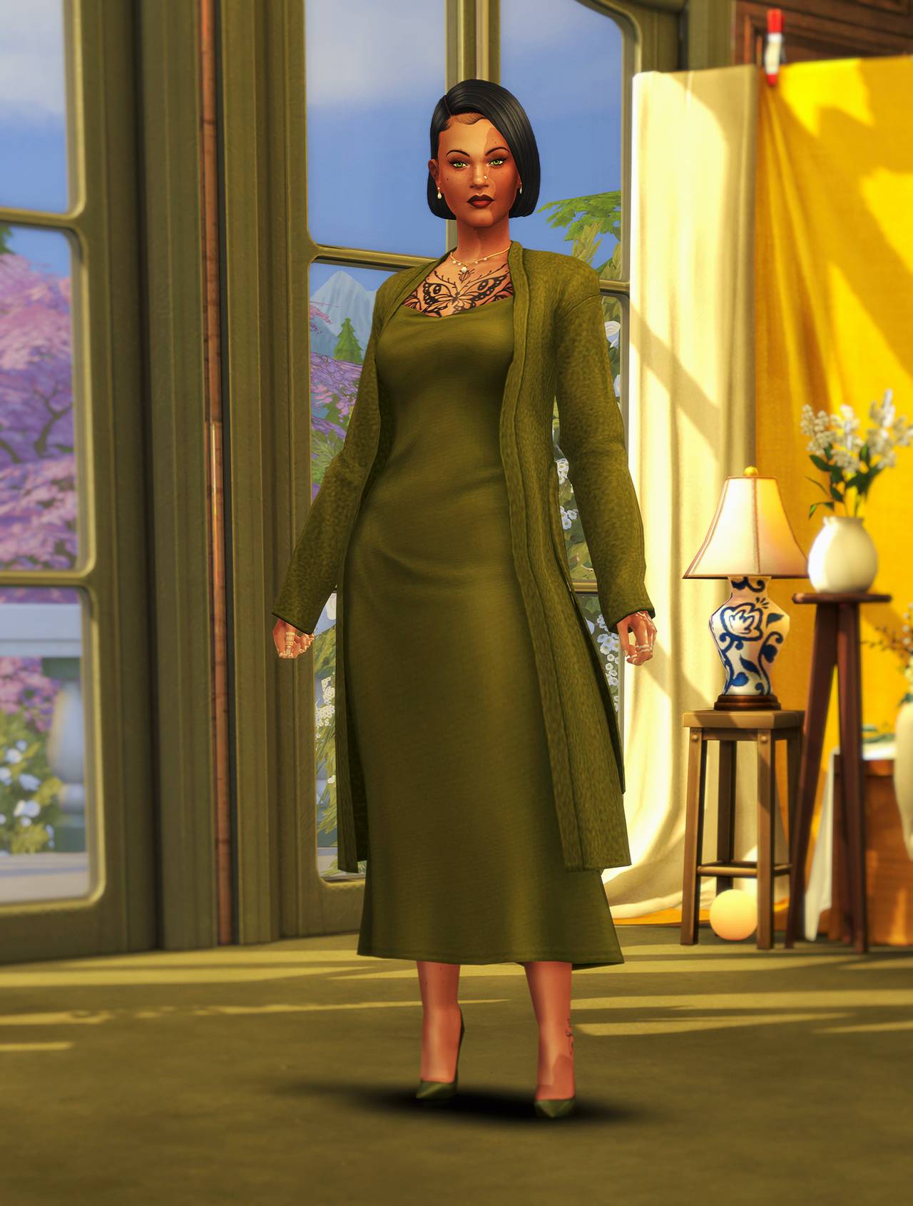 Vintage with Pearl II - Mathilde Coat - The Sims 4 Create a Sim ...