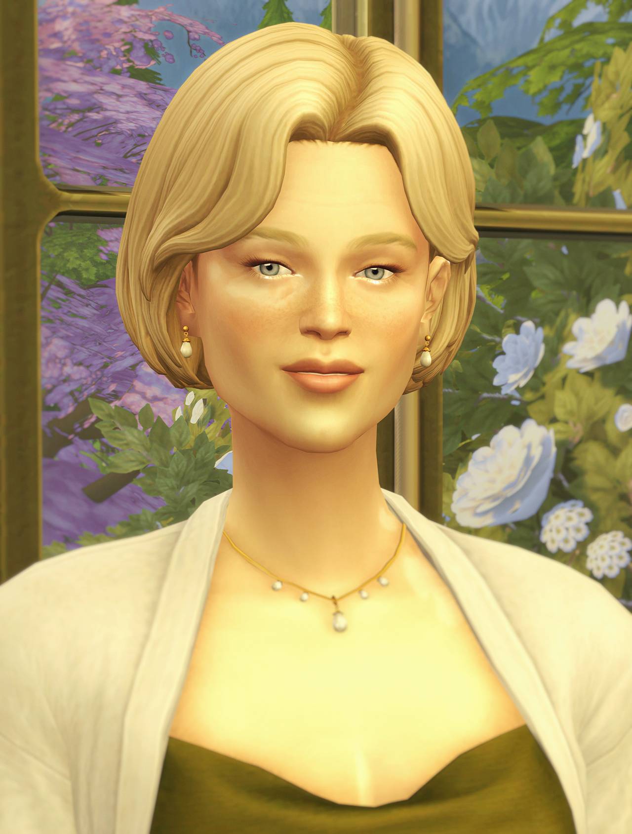 Vintage with Pearl II - Ingrid Hair - The Sims 4 Create a Sim - CurseForge