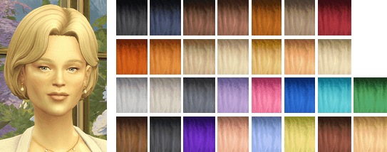 Vintage with Pearl II - Ingrid Hair - The Sims 4 Create a Sim - CurseForge