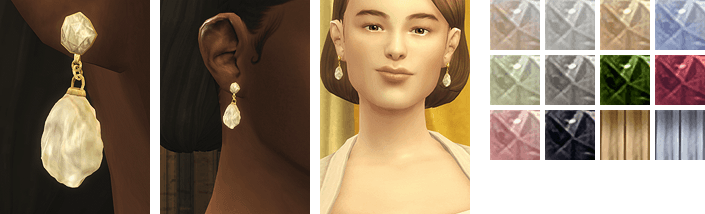 Vintage with Pearl II - Maelyn Pearl Earrings - The Sims 4 Create a Sim ...