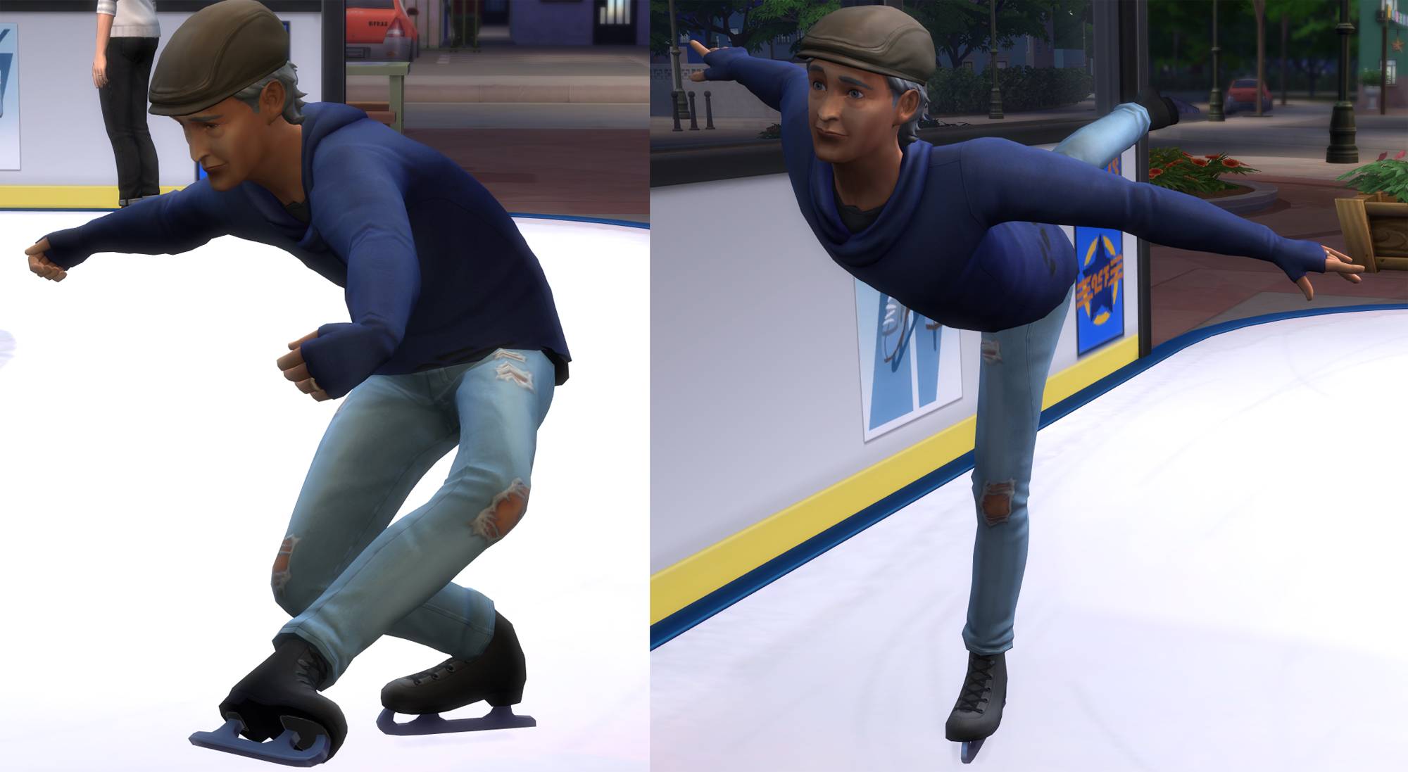 Ice skating - no skating effects - The Sims 4 Mods - CurseForge