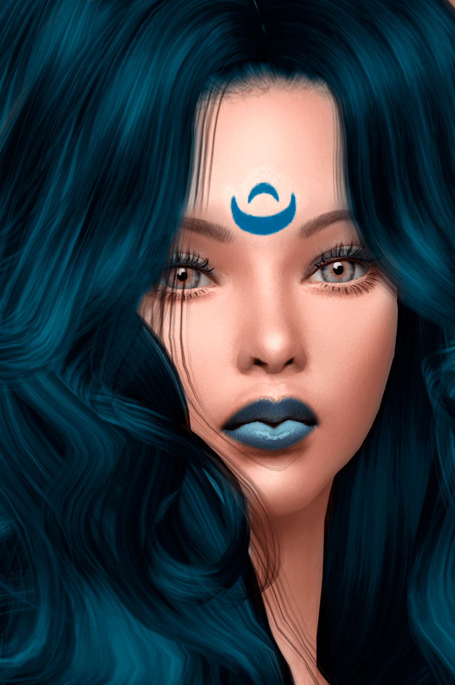 Crescent Moon Tattoo - Gallery - The Sims 4 Create a Sim - CurseForge