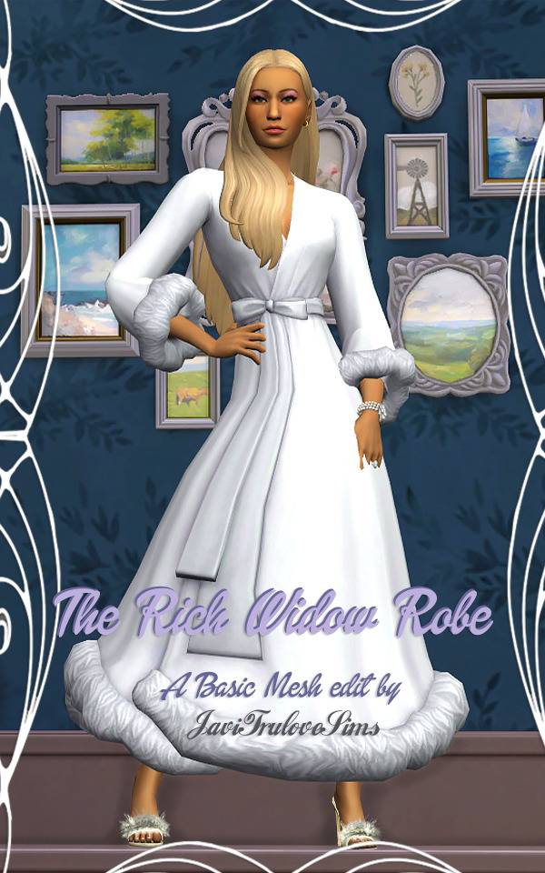 The "Rich Widow" Robe - Gallery - The Sims 4 Create a Sim - CurseForge