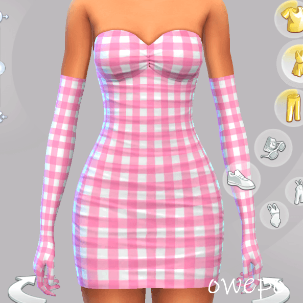 Sweetheart Gingham Dress - Gallery - The Sims 4 Create a Sim - CurseForge