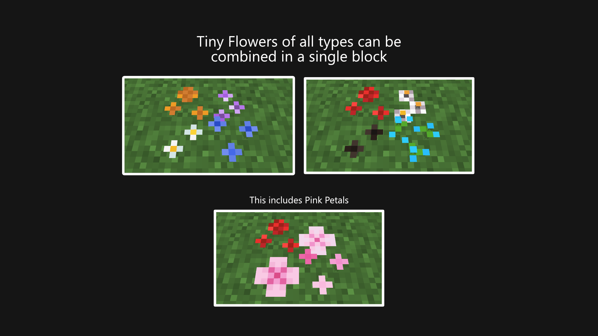 Tiny Flowers - Gallery - Minecraft Mods - CurseForge