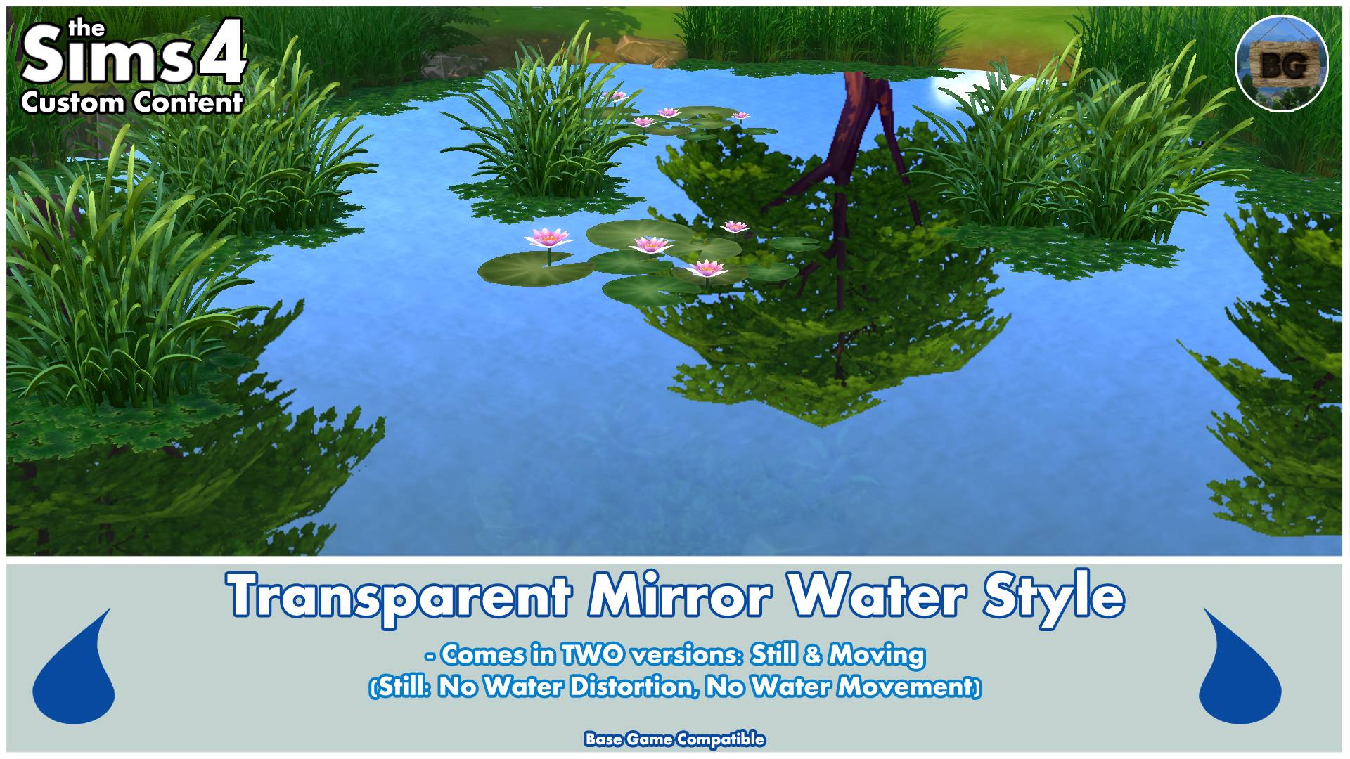Transparent Mirror Water ~ Style ~ Styles ~ Pool - The Sims 4 Build / Buy - CurseForge