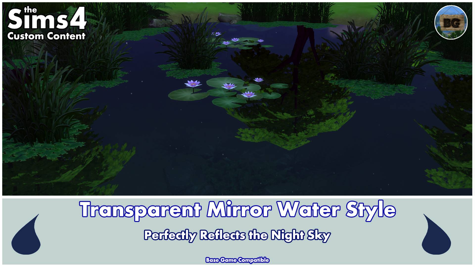 Transparent Mirror Water ~ Style ~ Styles ~ Pool - The Sims 4 Build / Buy - CurseForge