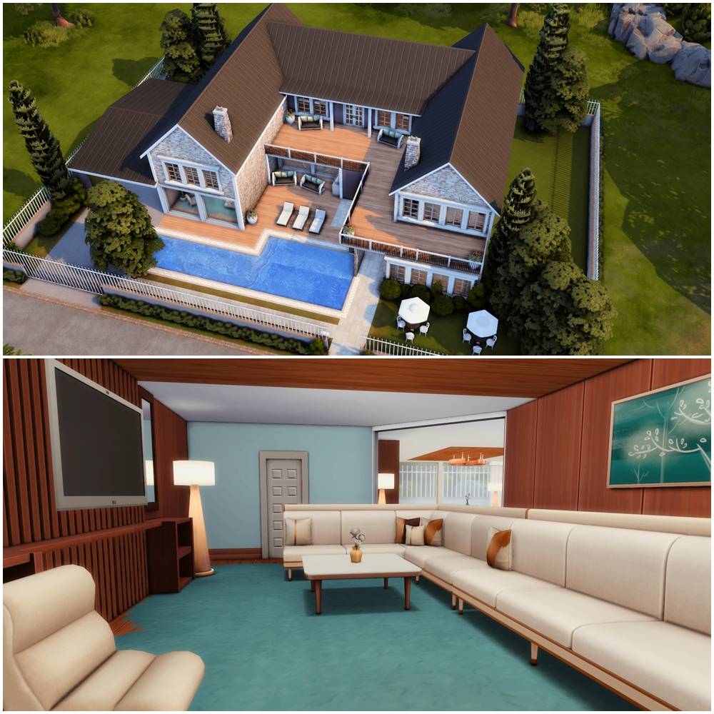 Windenburg Modern Mansion - Gallery - The Sims 4 Rooms / Lots - CurseForge