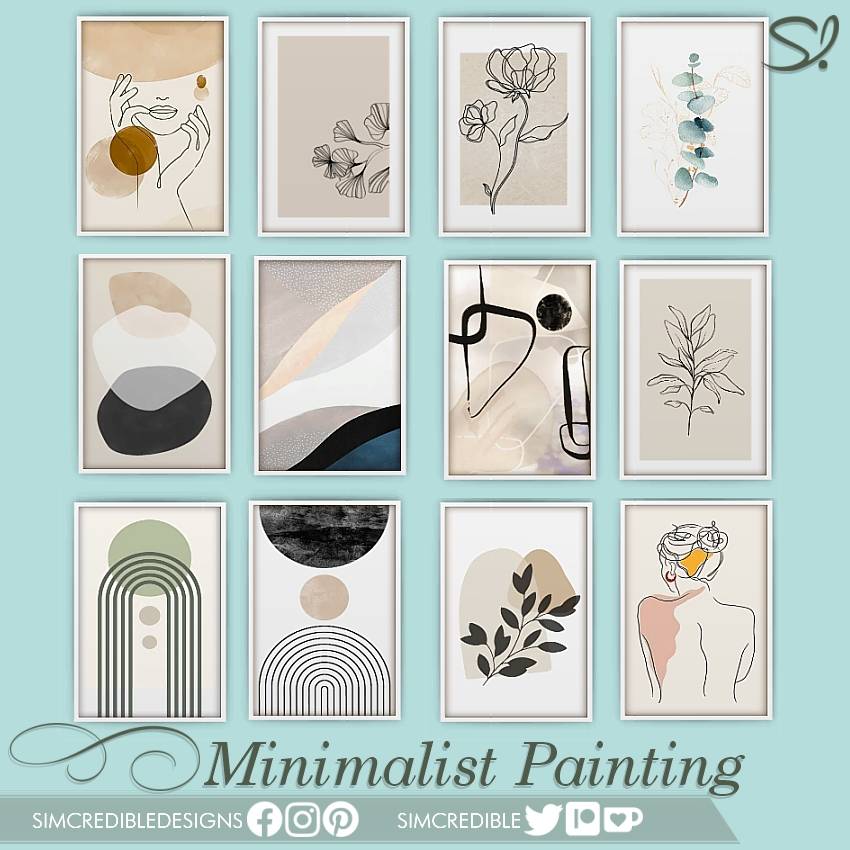 Minimalist Painting :) - Gallery - The Sims 4 Build / Buy - CurseForge
