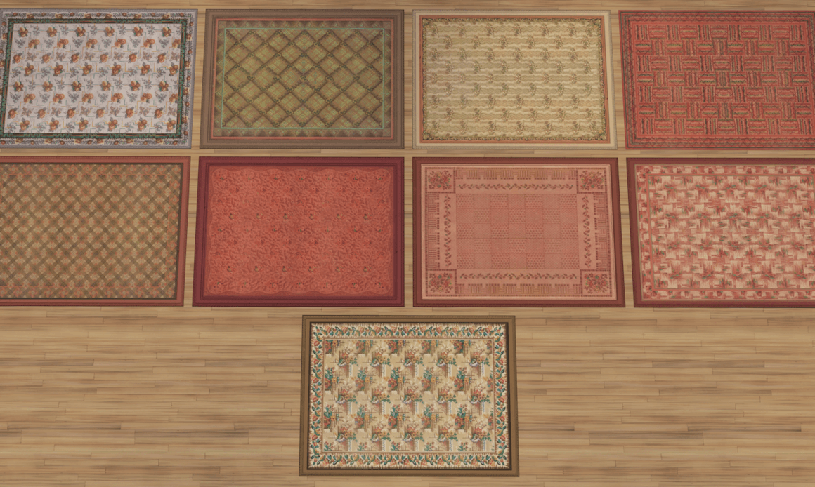 Deco-Era, Vintage Rugs - The Sims 4 Build / Buy - CurseForge