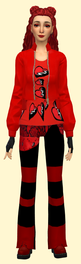 Rise Of Red Outfits - Gallery - The Sims 4 Create a Sim - CurseForge