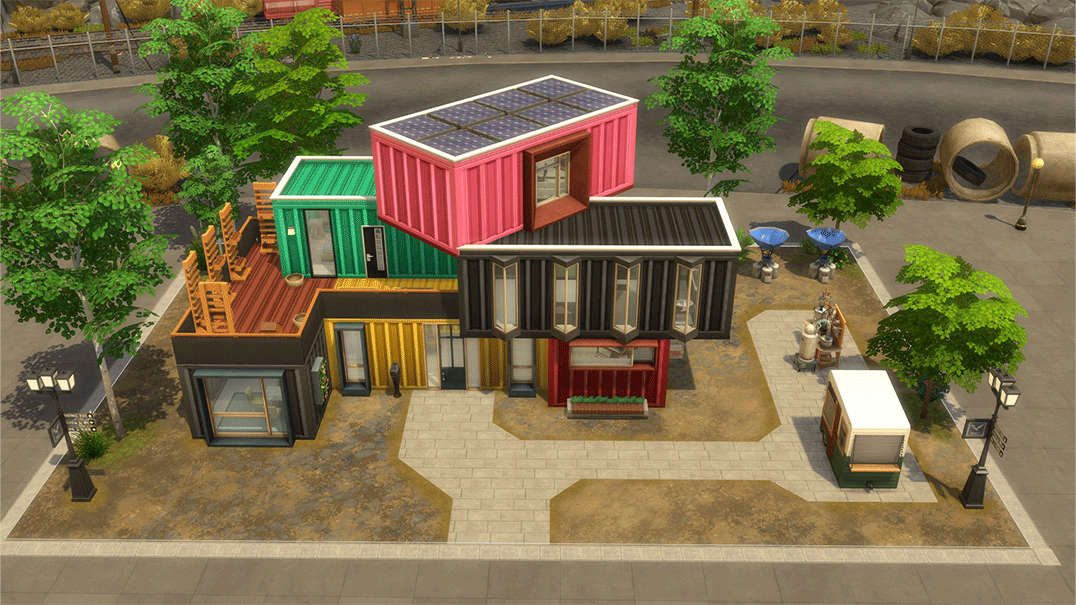 The Haunted Container - No CC - Gallery - The Sims 4 Rooms / Lots ...