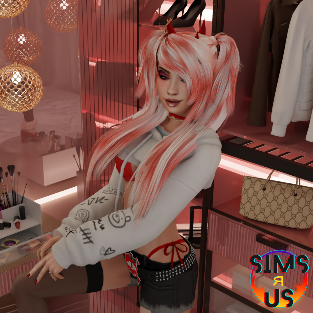 QUEEN BESTIE_BIKINI SWEATSHIRT - Gallery - The Sims 4 Create a Sim ...