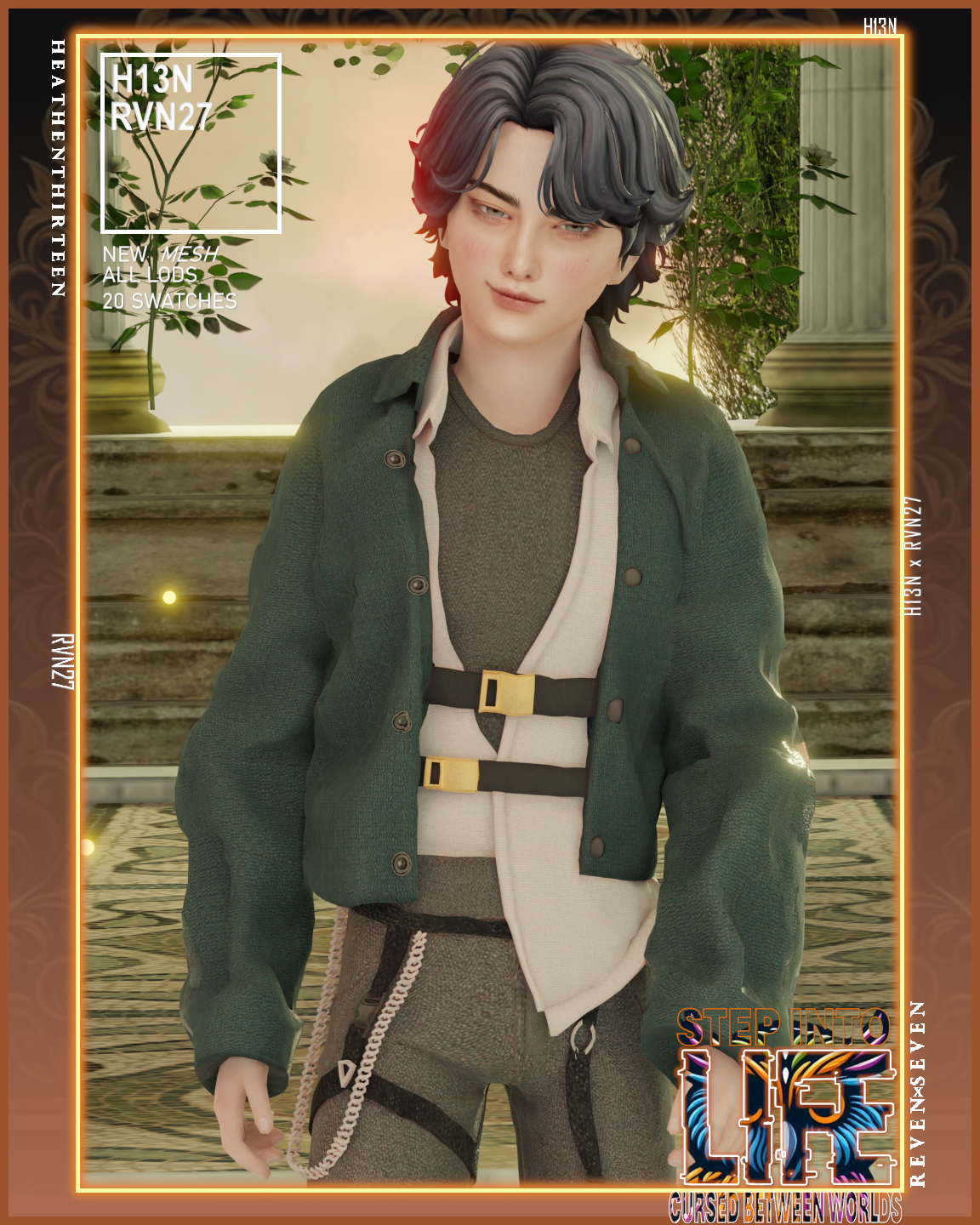 Child's Street Style Strapped Harness Half Tucked Shirt Coach Jacket ...