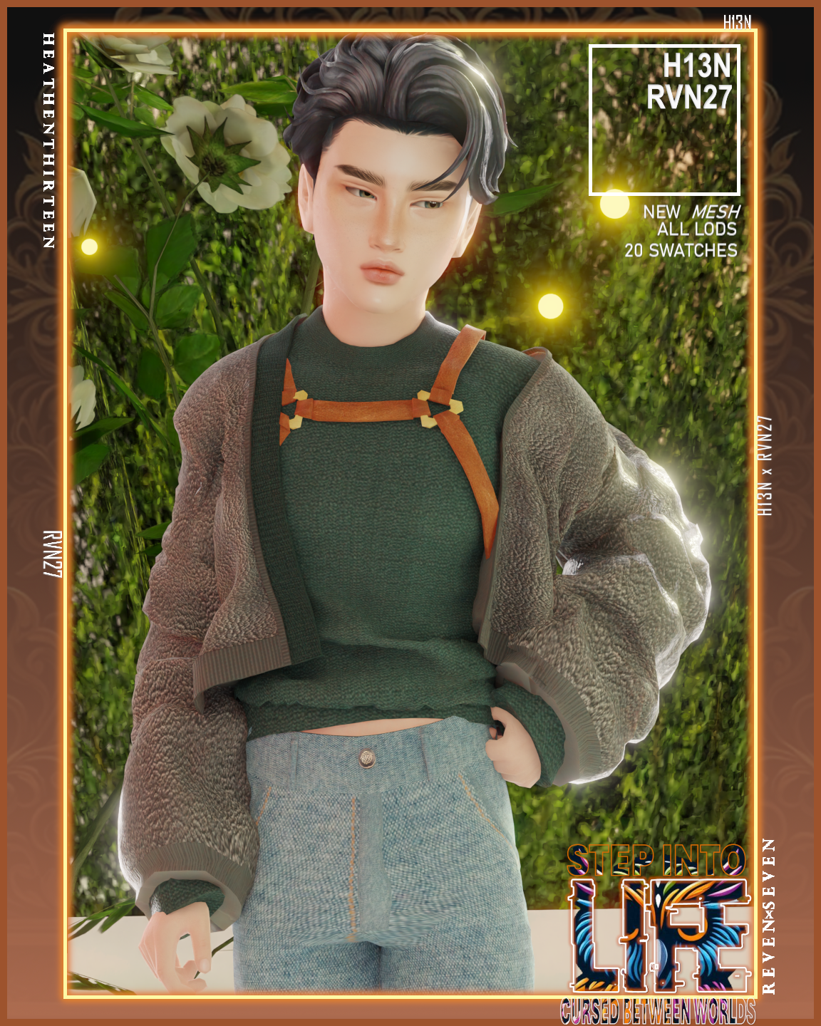 Child's Rugged Gentleman Pulled Hooded Jacket Sweater with Harness ...