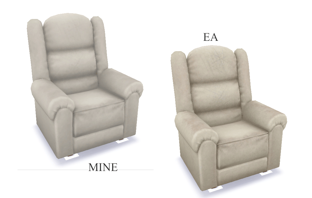 Recliner Chair - [Basement Treasures Kit] - Gallery - The Sims 4 Build ...