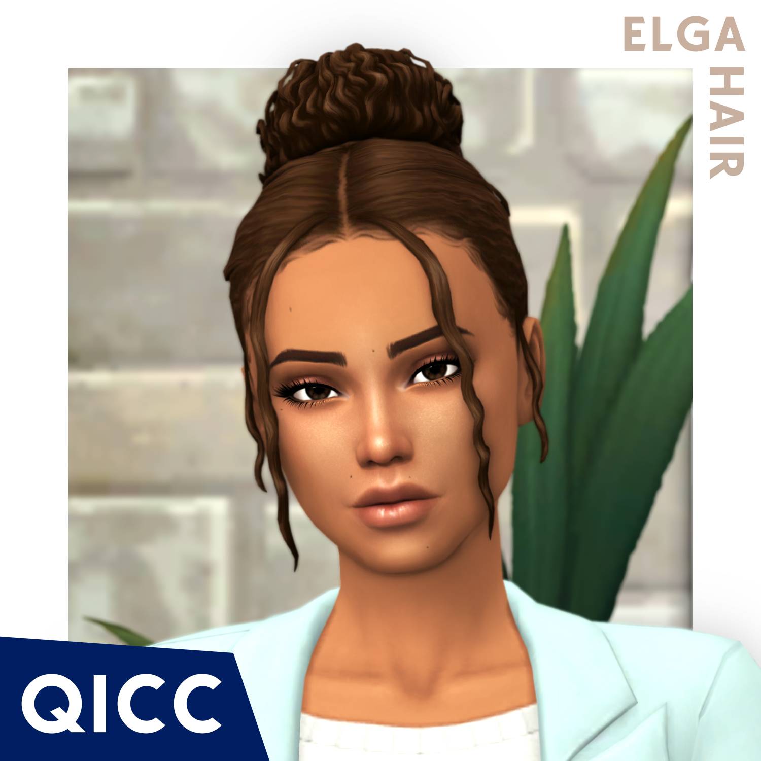 QICC - Elga Hair - Gallery - The Sims 4 Create a Sim - CurseForge