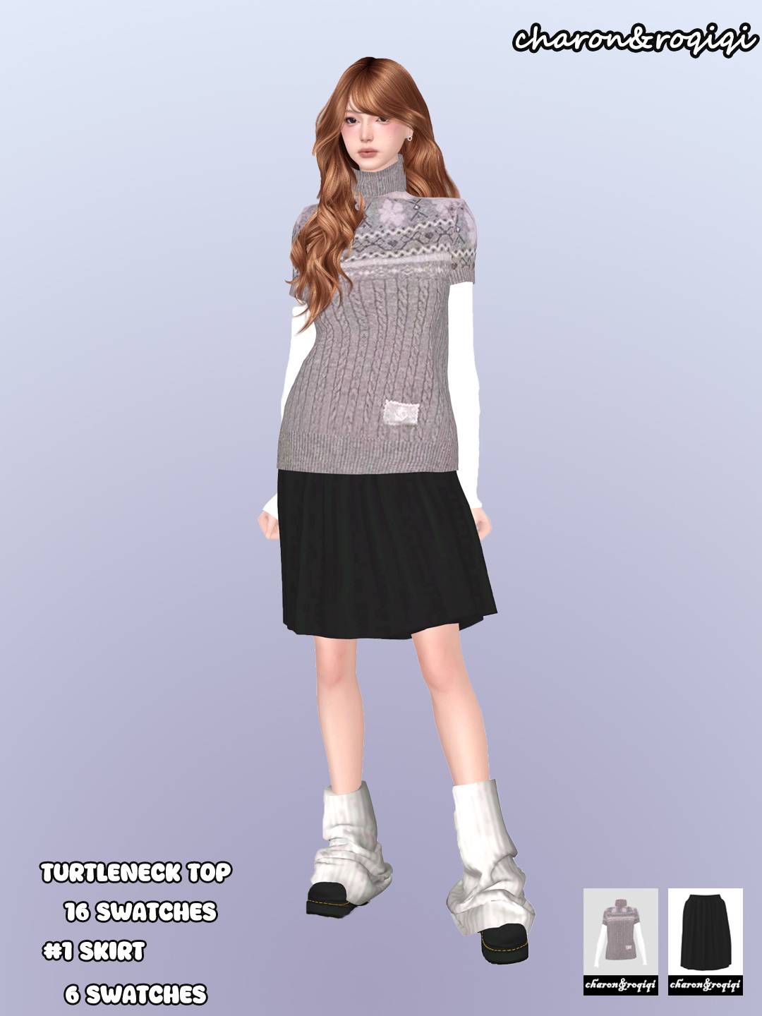 [charon&roqiqi]#1 skirt - Gallery - The Sims 4 Create a Sim - CurseForge